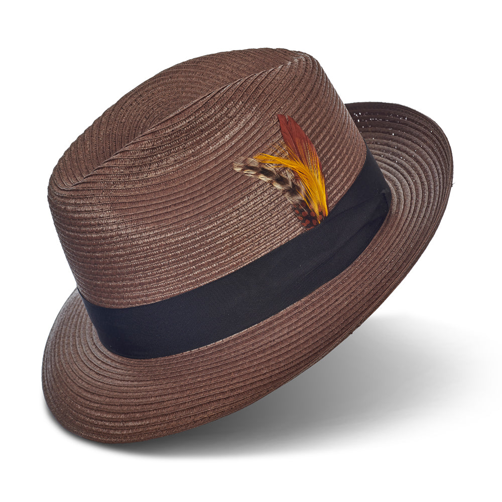 PINZANO Milan Pinched Straw (7609) - Penners